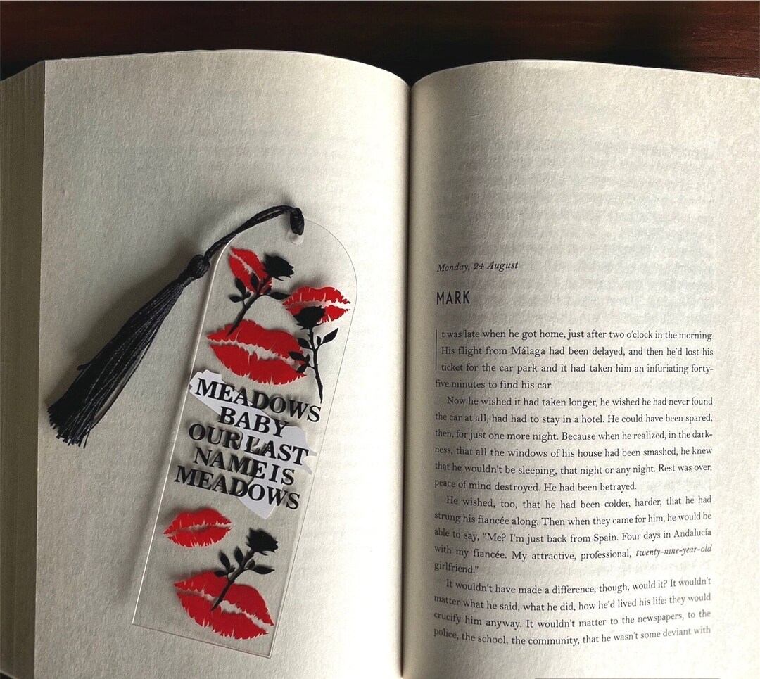 Haunting Adeline Bookmark - Acrylic Bookmark - Clear Bookmark - Gift ...