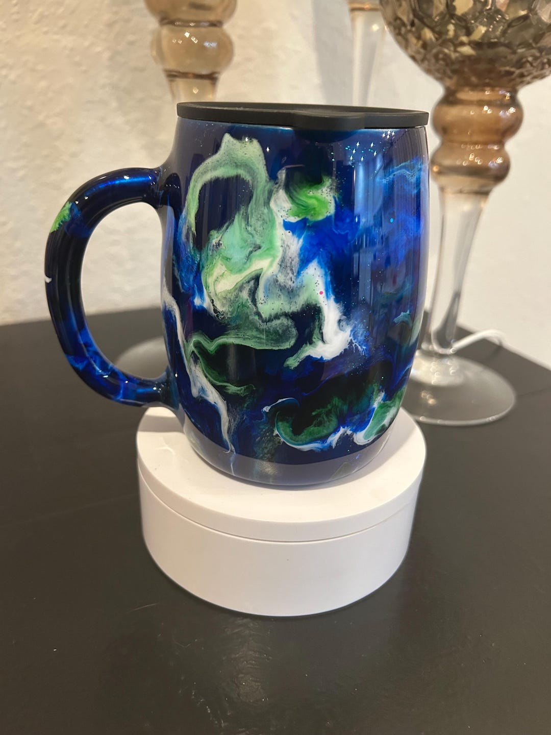 Blue Lagoon Coffee Mug Stainless Steel - Etsy