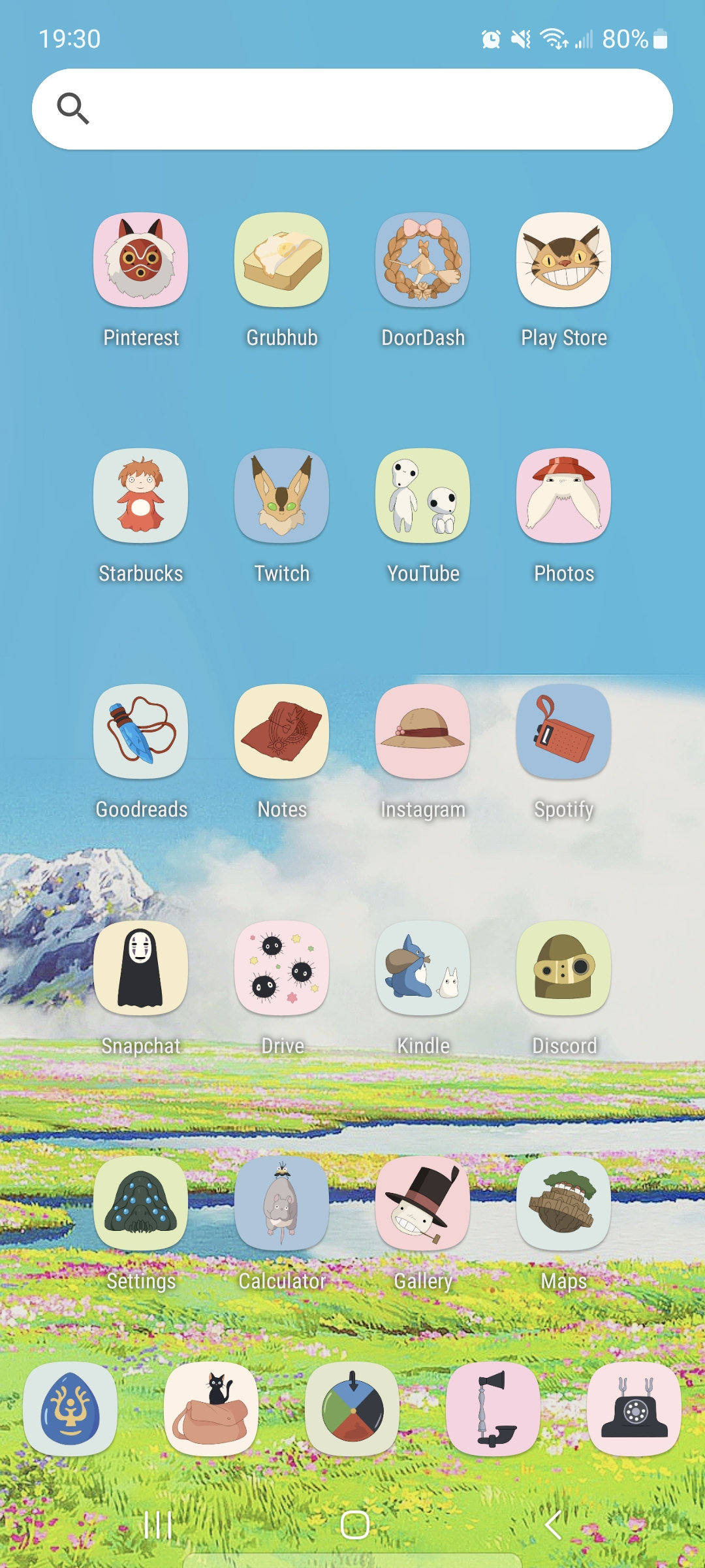 Ghibli Phone App Icons - Etsy