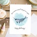 Printable Happy Birthday Card Narwhal Birthday Card Child Birthday Card ...