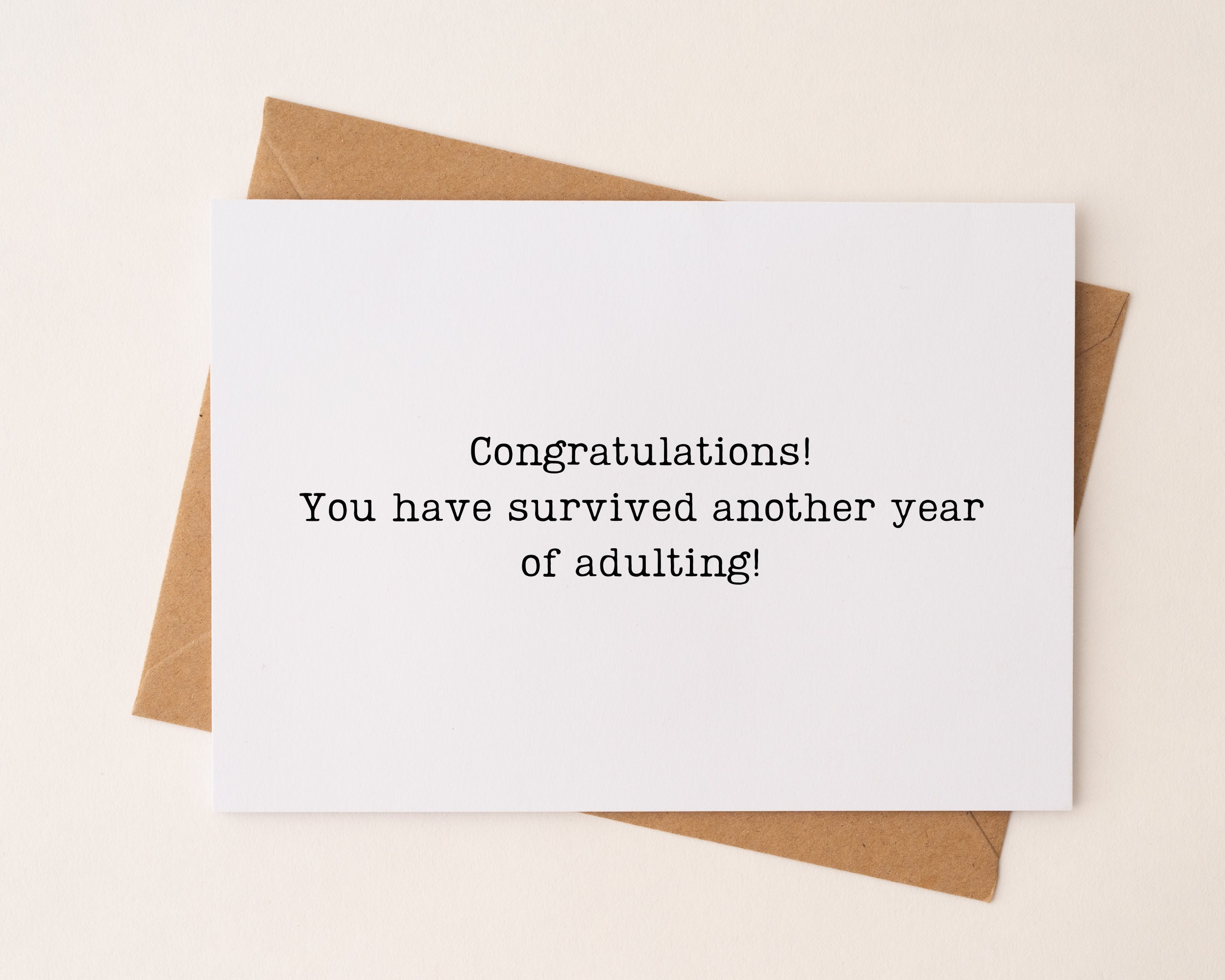 Printable Rude Birthday Card Sarcastic Birthday Greetings, 7x5 Snarky B ...