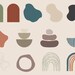 Boho Clipart Bundle | Abstract Boho Elements| Boho Shapes | SVG & PNG ...