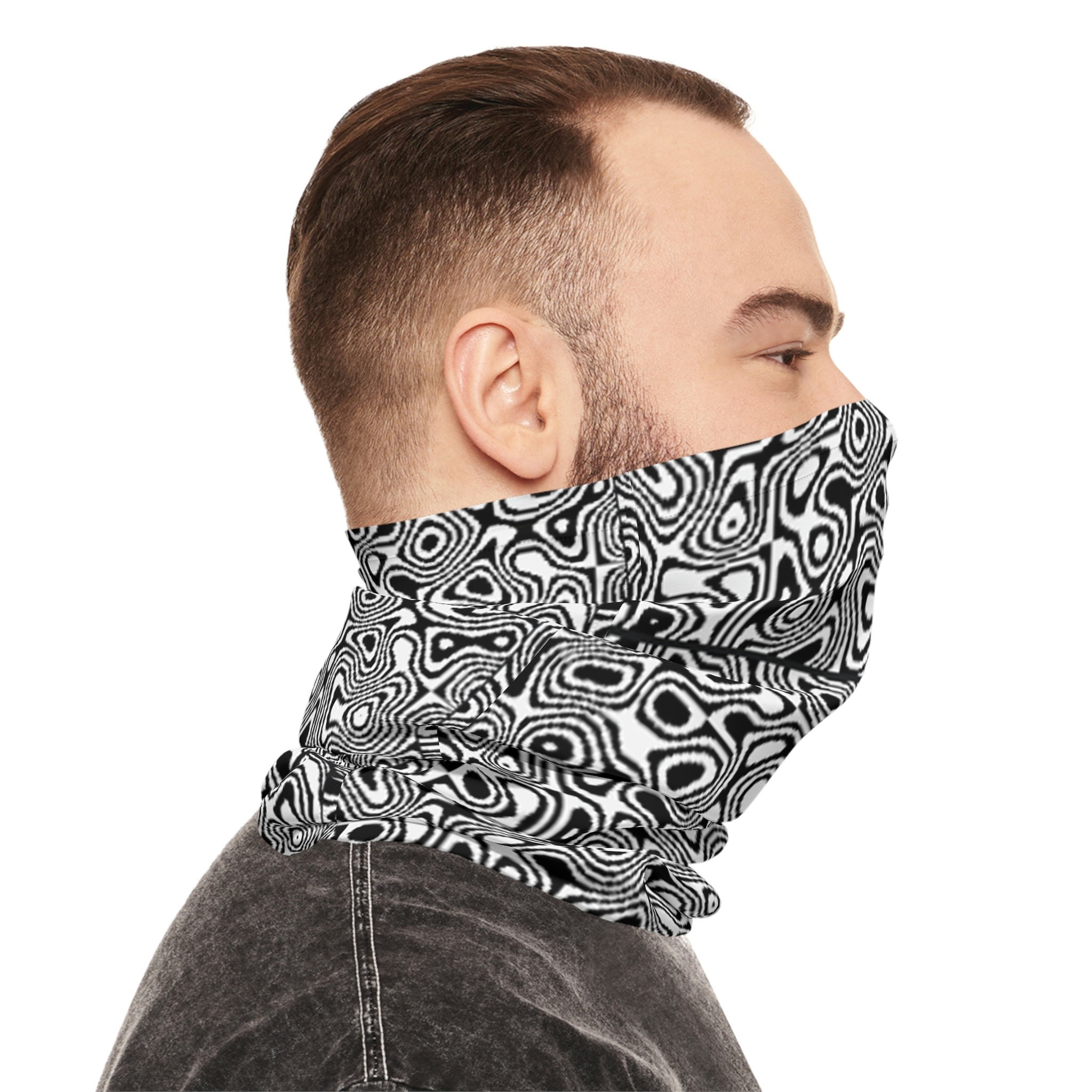 Anti Facial Recognition Adversarial Pattern Midweight Neck Gaiter - Etsy