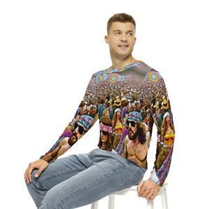 Long Sleeve Hippy Shirt Anti Facial Recognition Invisibility ...