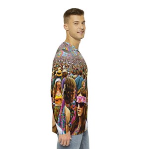 Long Sleeve Hippy Shirt Anti Facial Recognition Invisibility ...