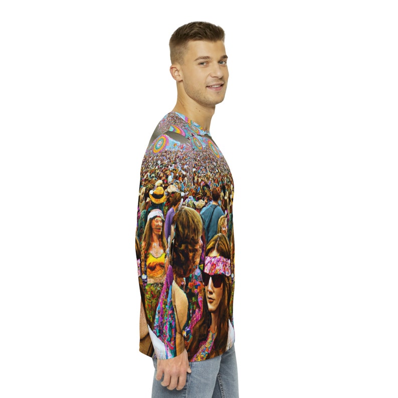 Long Sleeve Hippy Shirt Anti Facial Recognition Invisibility ...