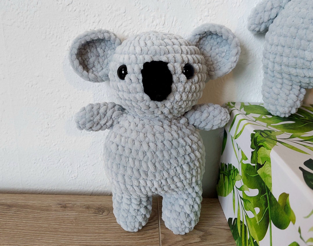 Koala Cuddly Toy, Amigurumi, Crocheted Cuddly Toy, Plushie, Gift ...