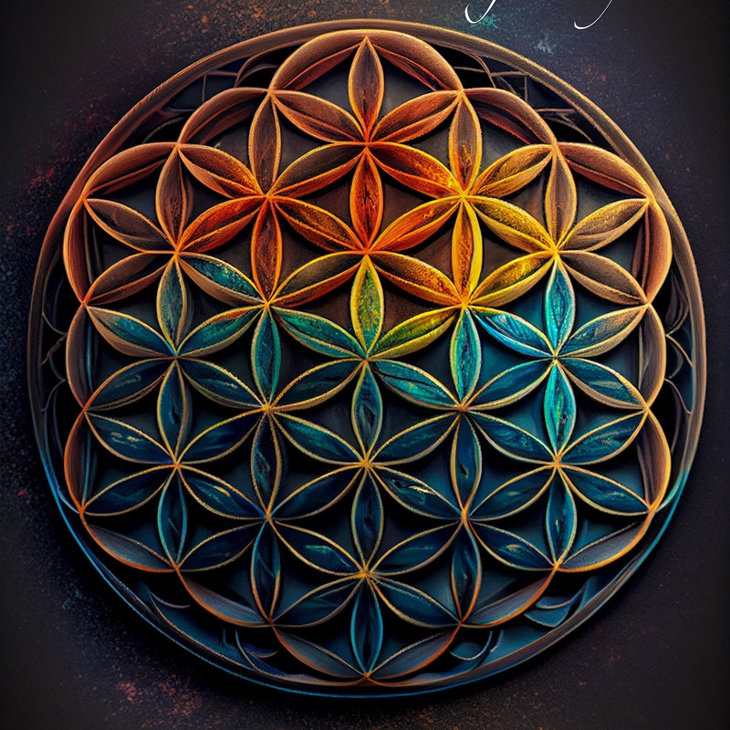 Sacred Geometry Wall Art - Etsy