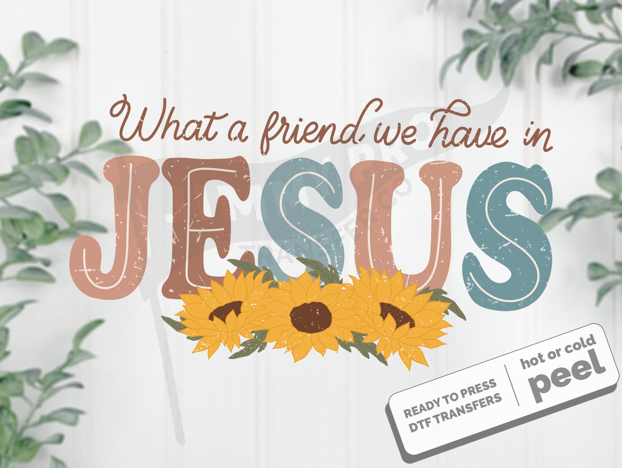 DTF Christian Full Color Transfers Custom Direct to Film - Etsy