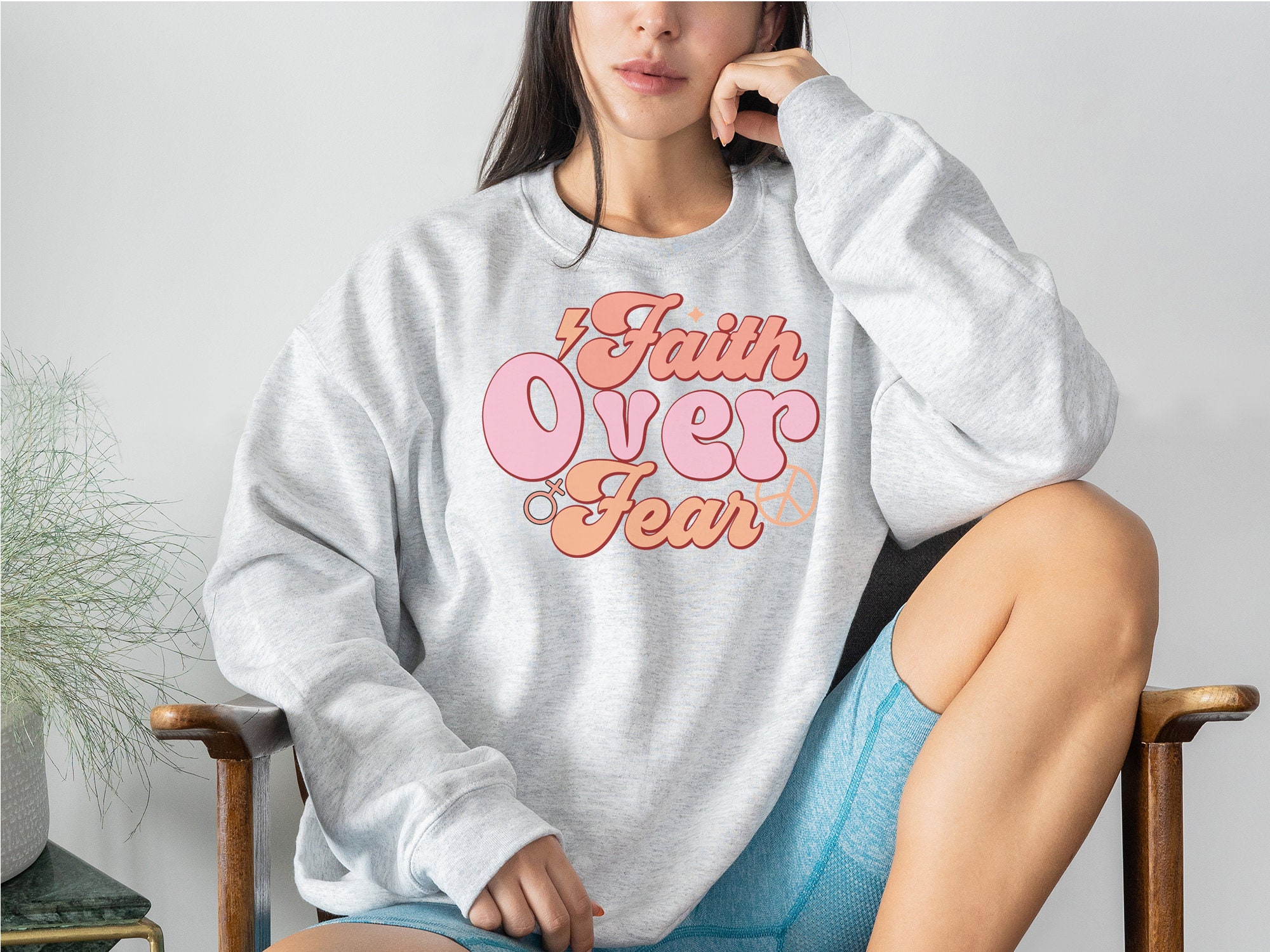 DTF Christian Full Color Transfers, Custom Direct to Film Design for Faith-Based Apparel, Ready ...