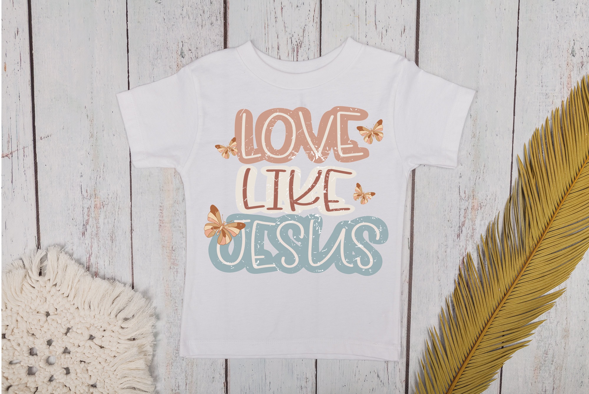 DTF Christian Full Color Transfers, Custom Direct To Film Design For Faith-Based Apparel, Ready ...
