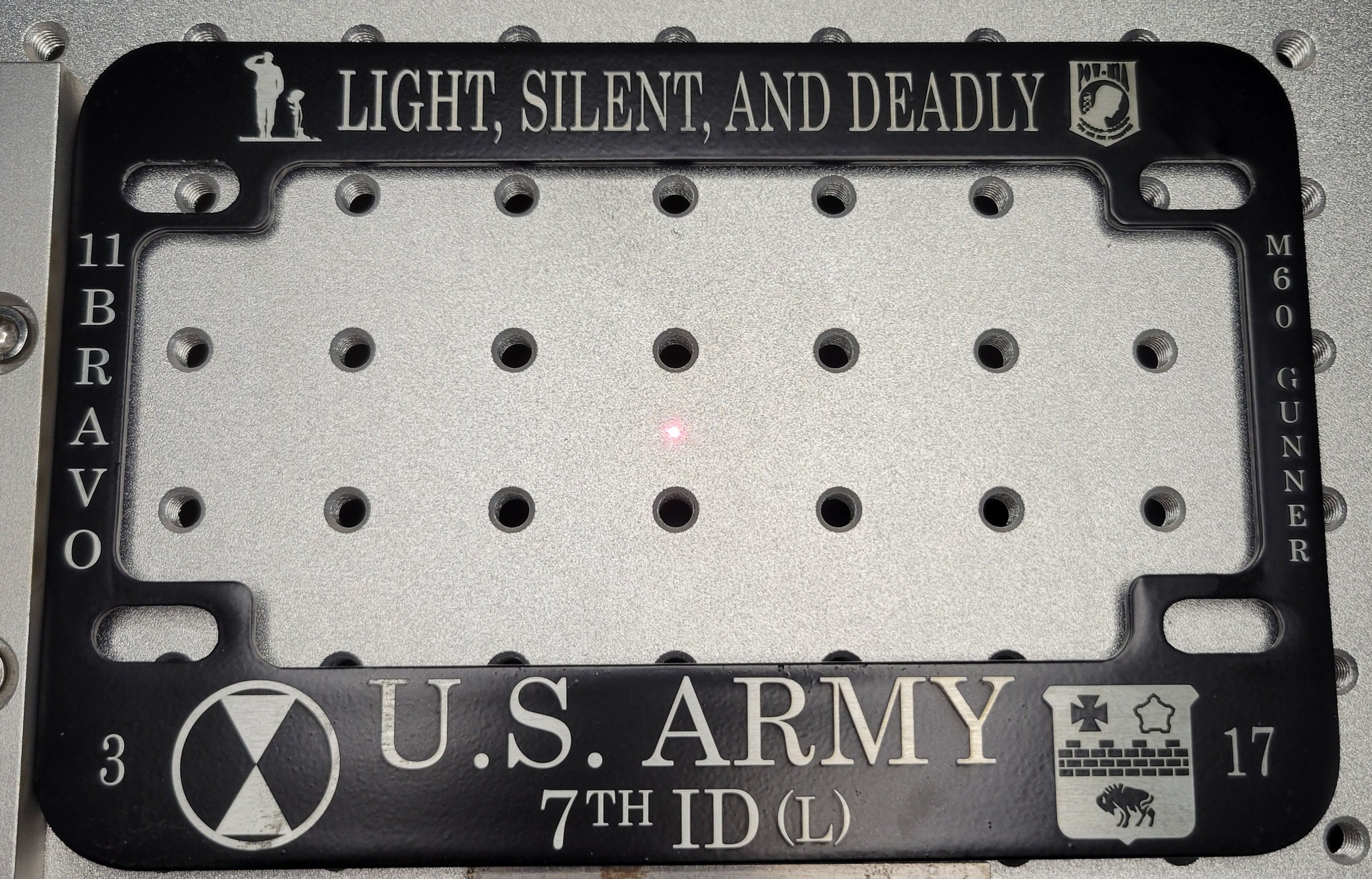 Laser Engraved Motorcycle License Plate Frame - Etsy