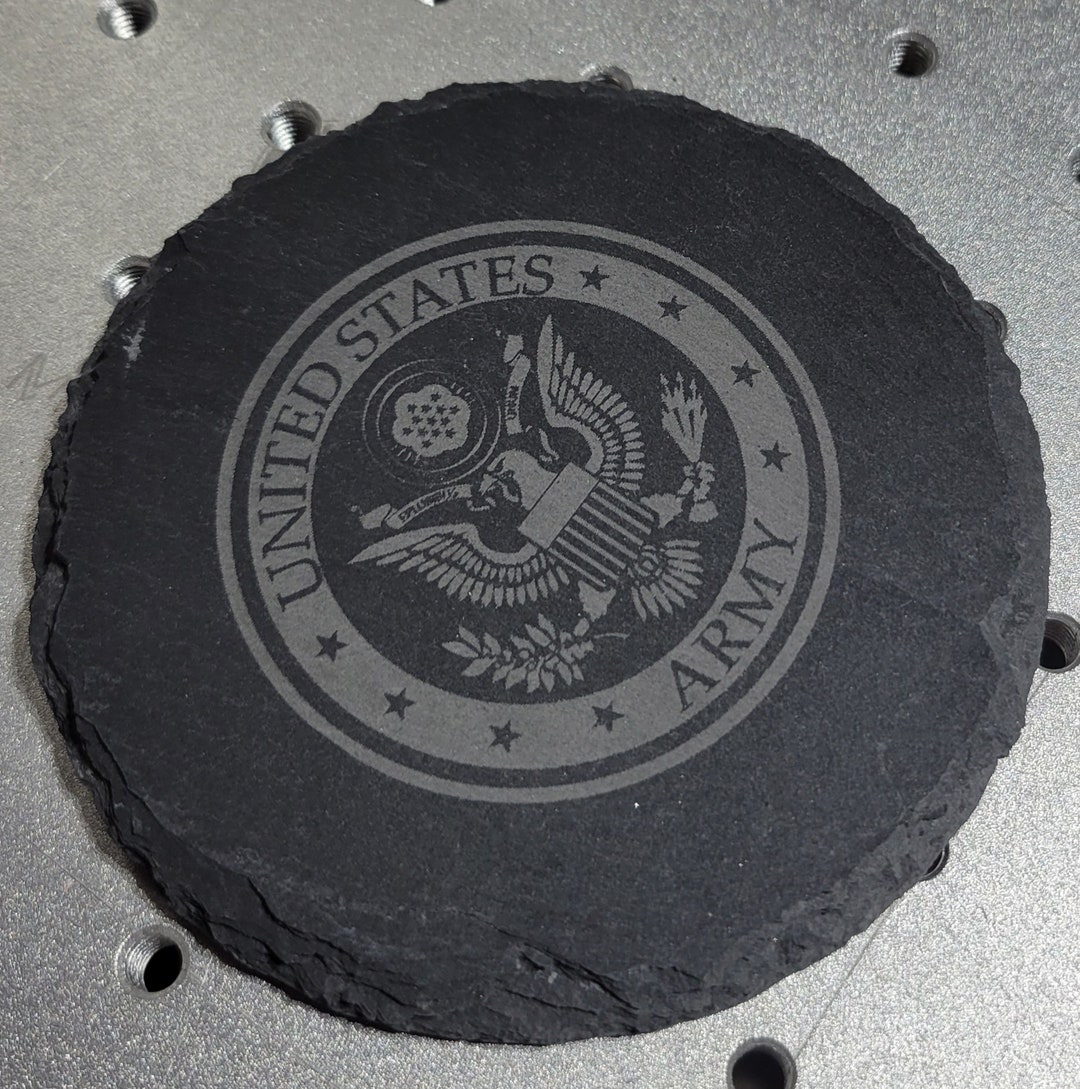 Laser Engraved Slate Coasters - Etsy