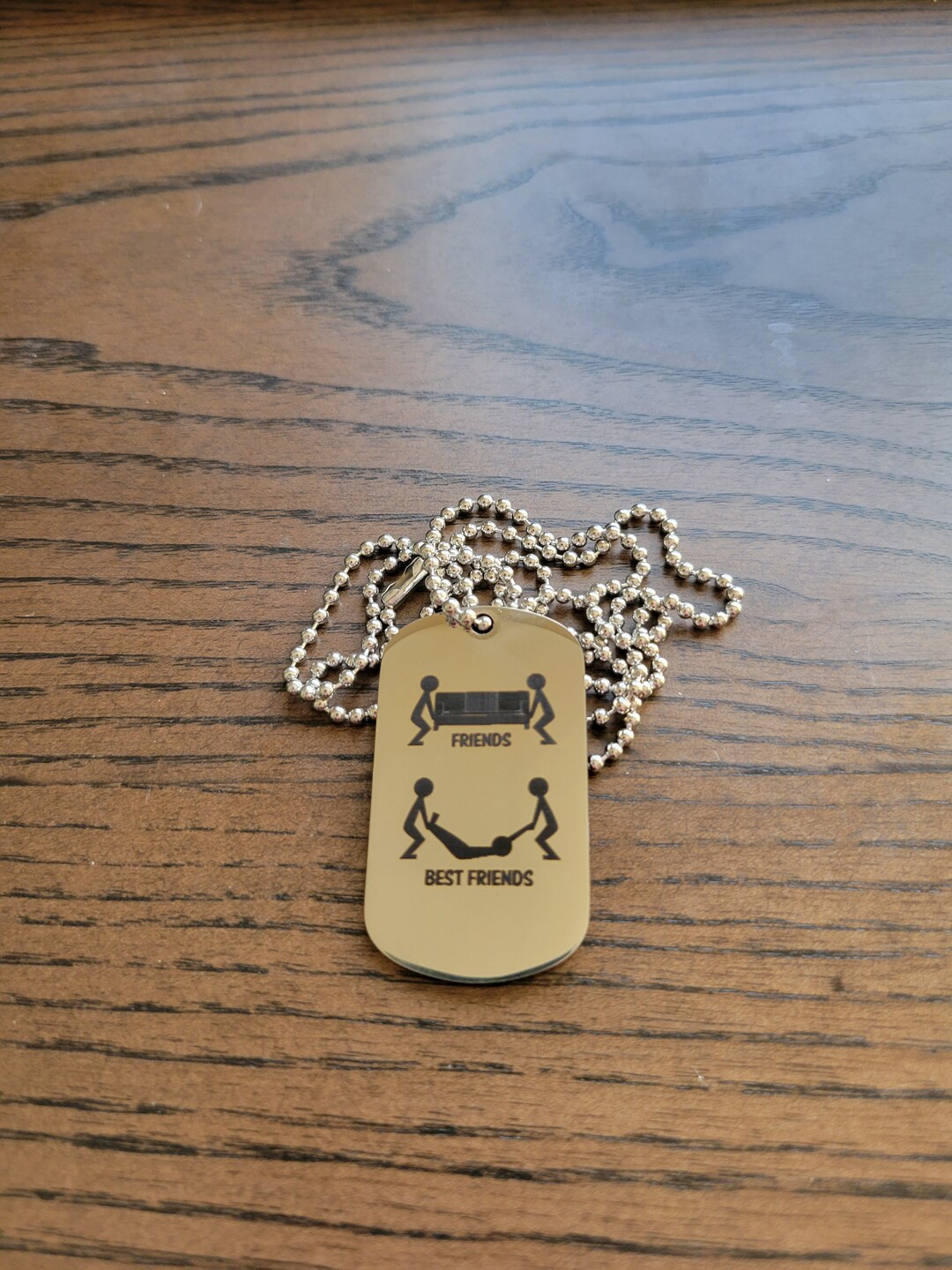 Custom Laser Engraved Stainless Steel Dog Tag - Etsy