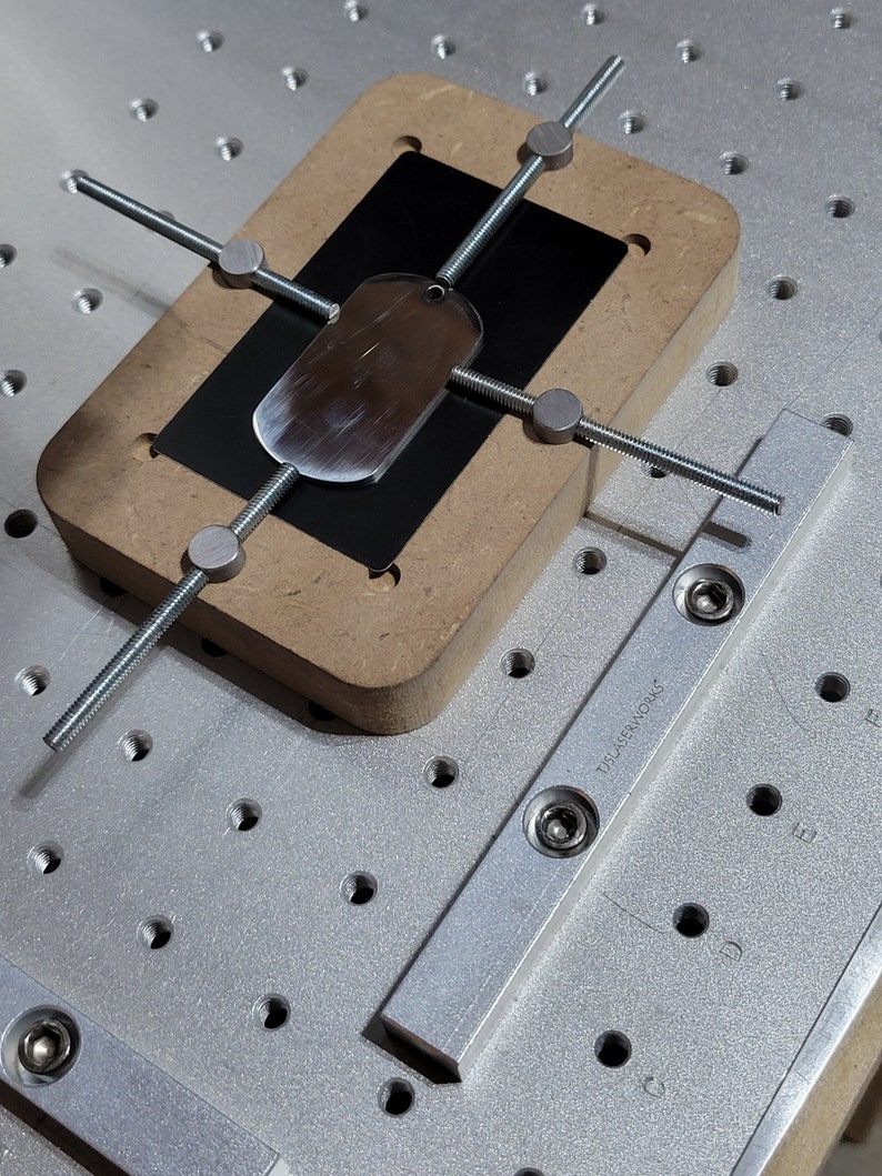 Laser Engraving Fixture for Portraits on Materials With Overburn ...
