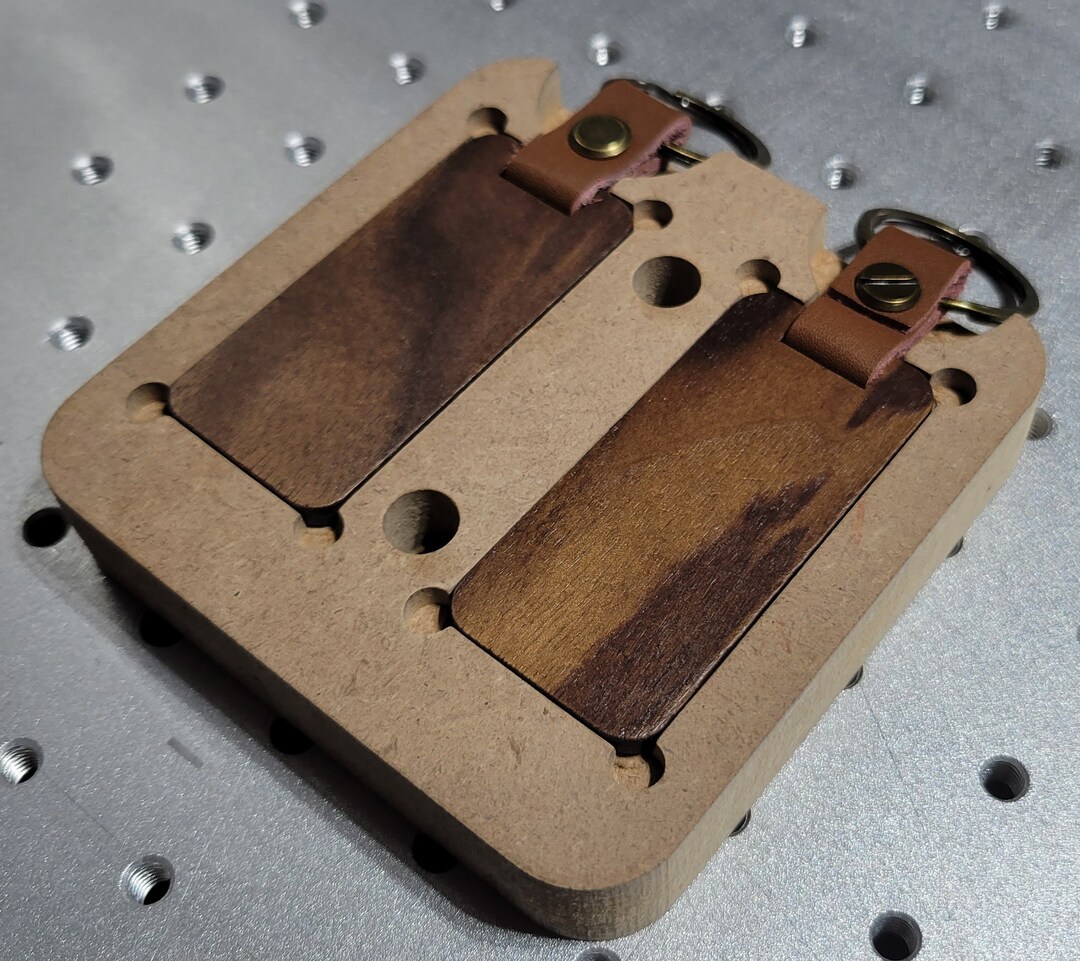 Laser Engraving Fixture for Wooden Key Chains Amazon B0BHT5B2GT - Etsy