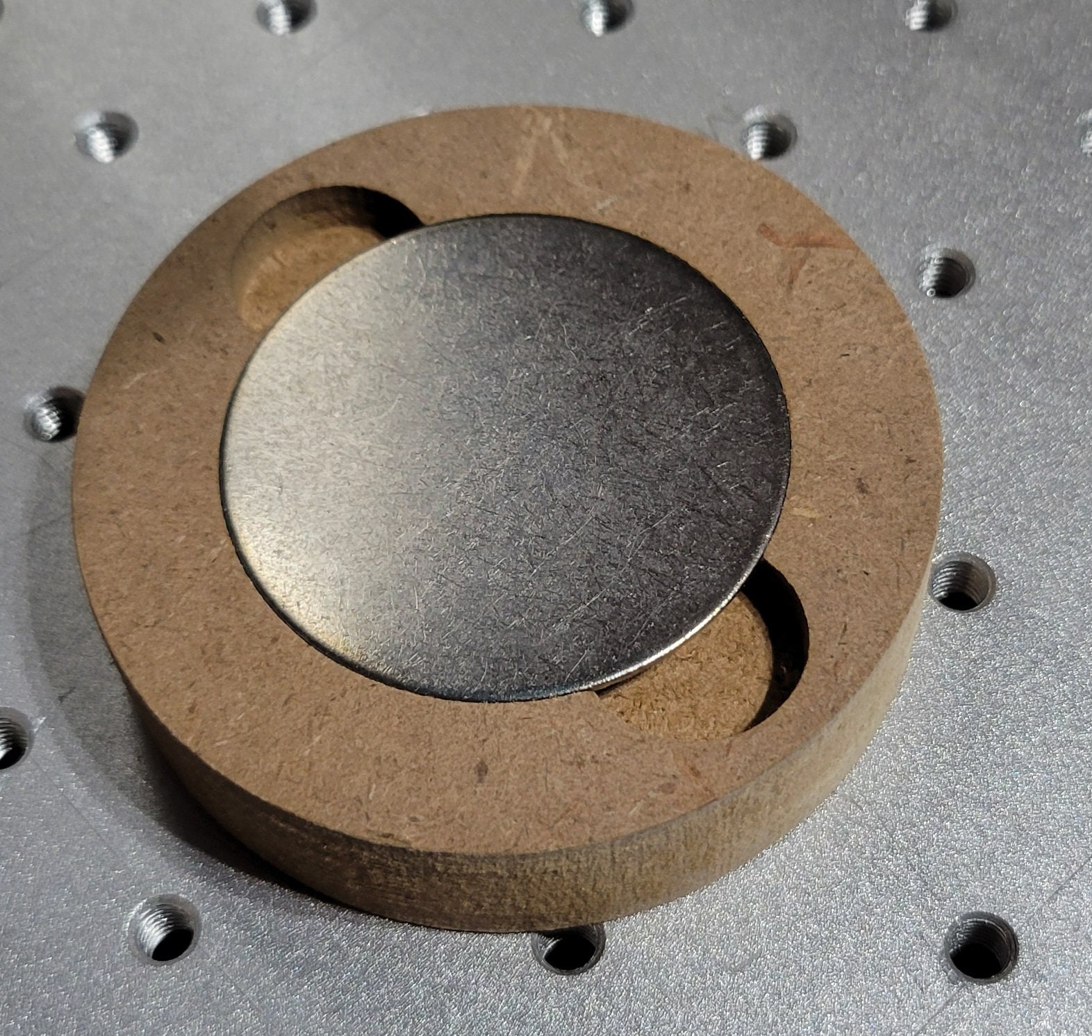 Laser Engraving Fixture for 2 Stainless Steel Disks. - Etsy