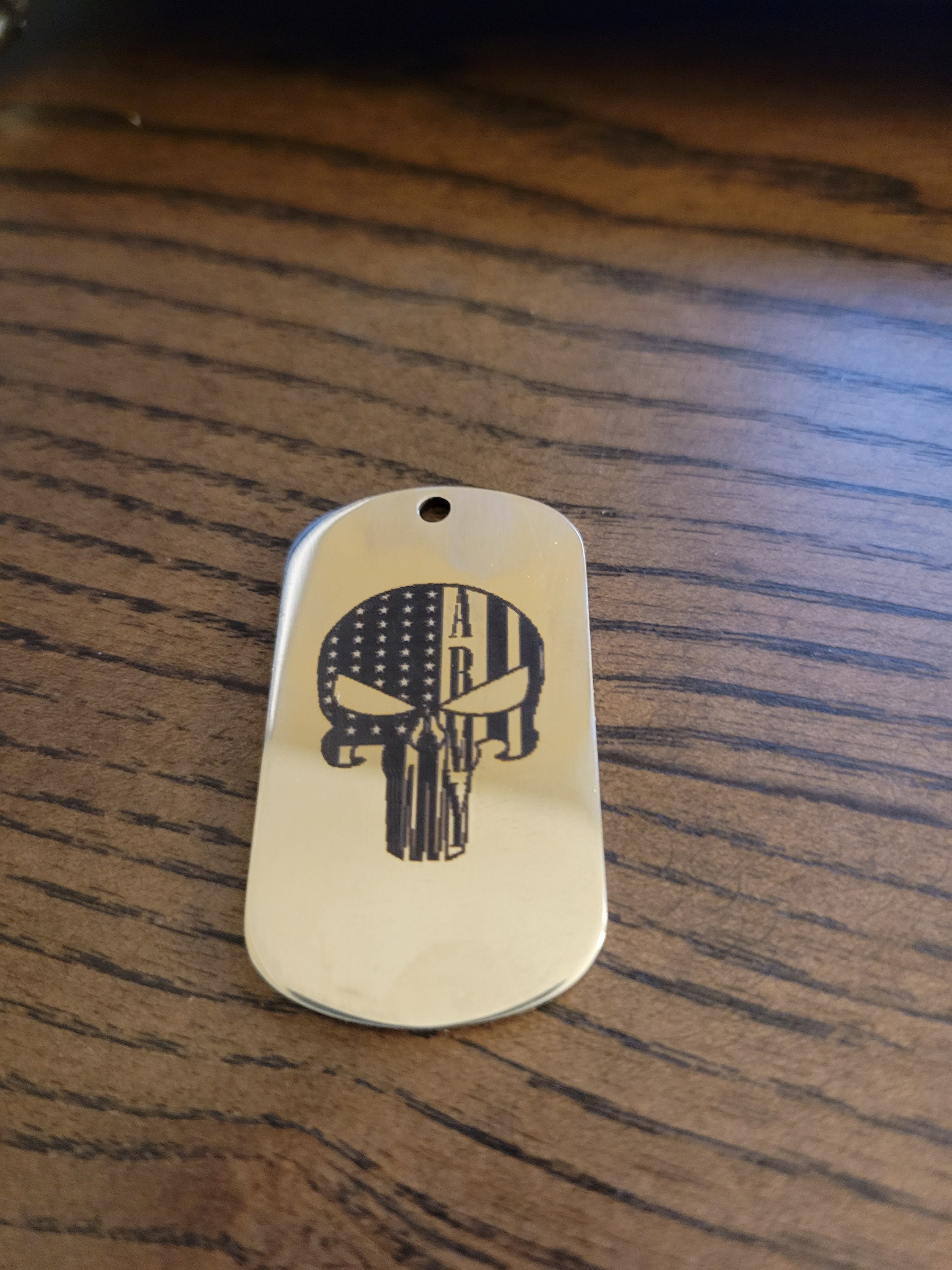 Custom Laser Engraved Stainless Steel Dog Tag - Etsy