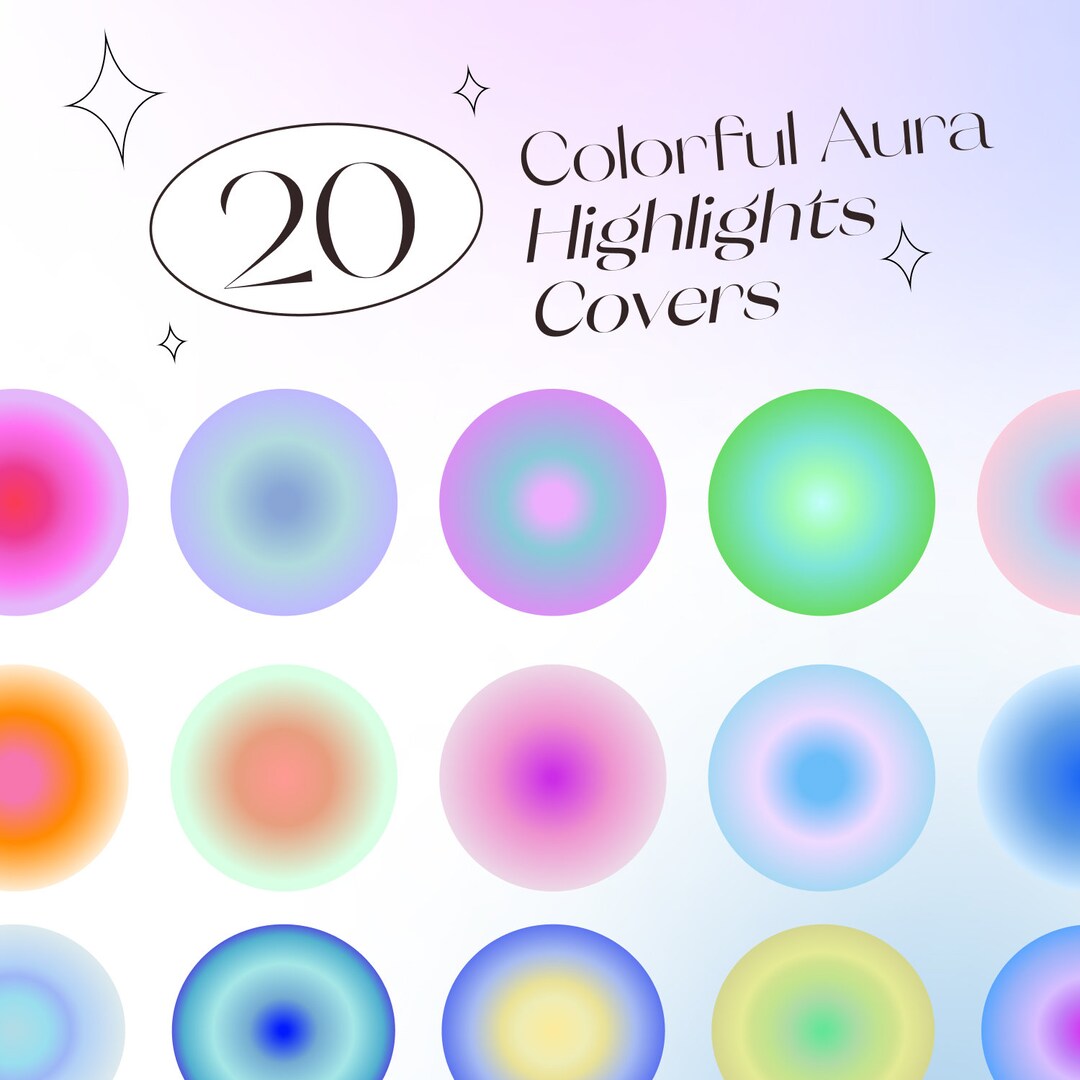 Colorful Instagram Highlights, Aura Instagram Covers, Vibrant Aesthetic ...