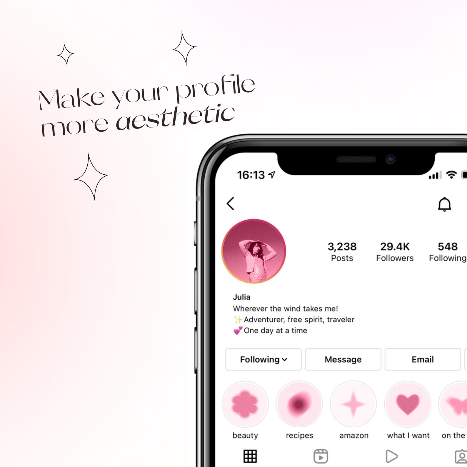 Coquette Girl Instagram Highlights, Aesthetic Girly Instagram Covers ...