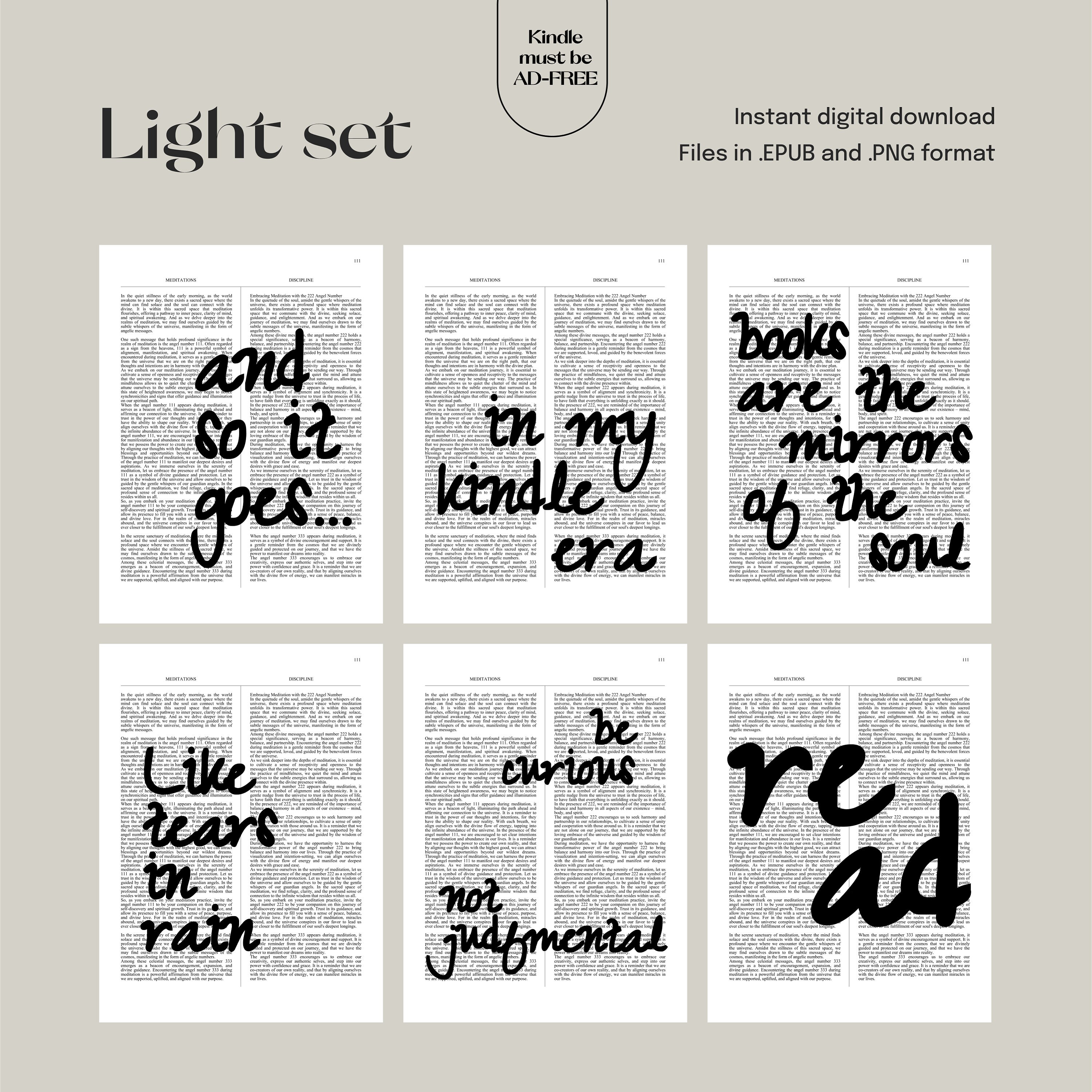 Black&white Quotes Kindle Wallpaper Emotional Support Quotes Kindle ...
