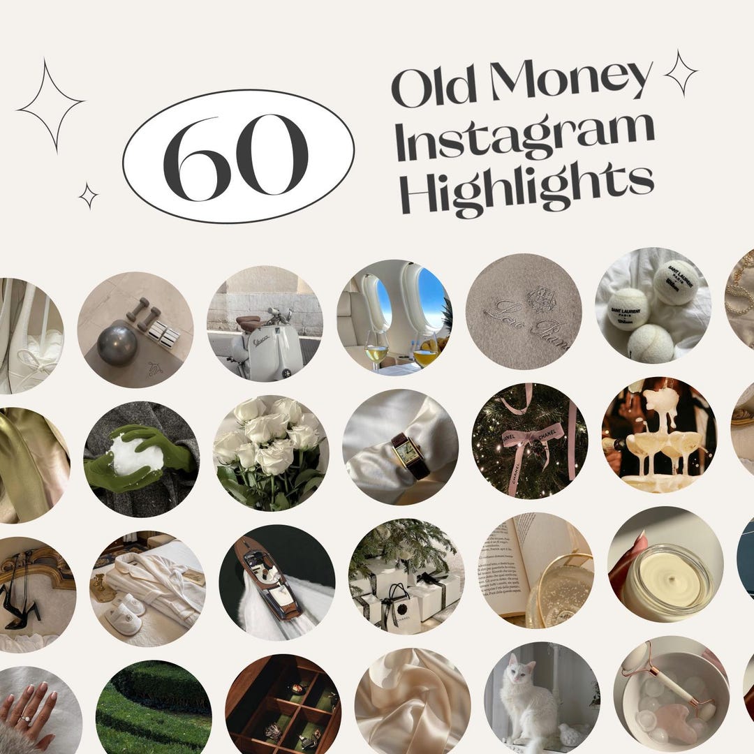 Old Money Instagram Highlight Covers – Elegant Neutral Icons (digital ...
