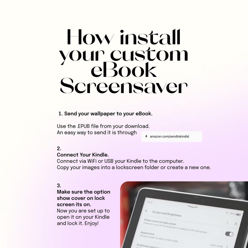 Coquette Kindle Lock Screen: Bow Design Wallpaper (digital Download) - Etsy