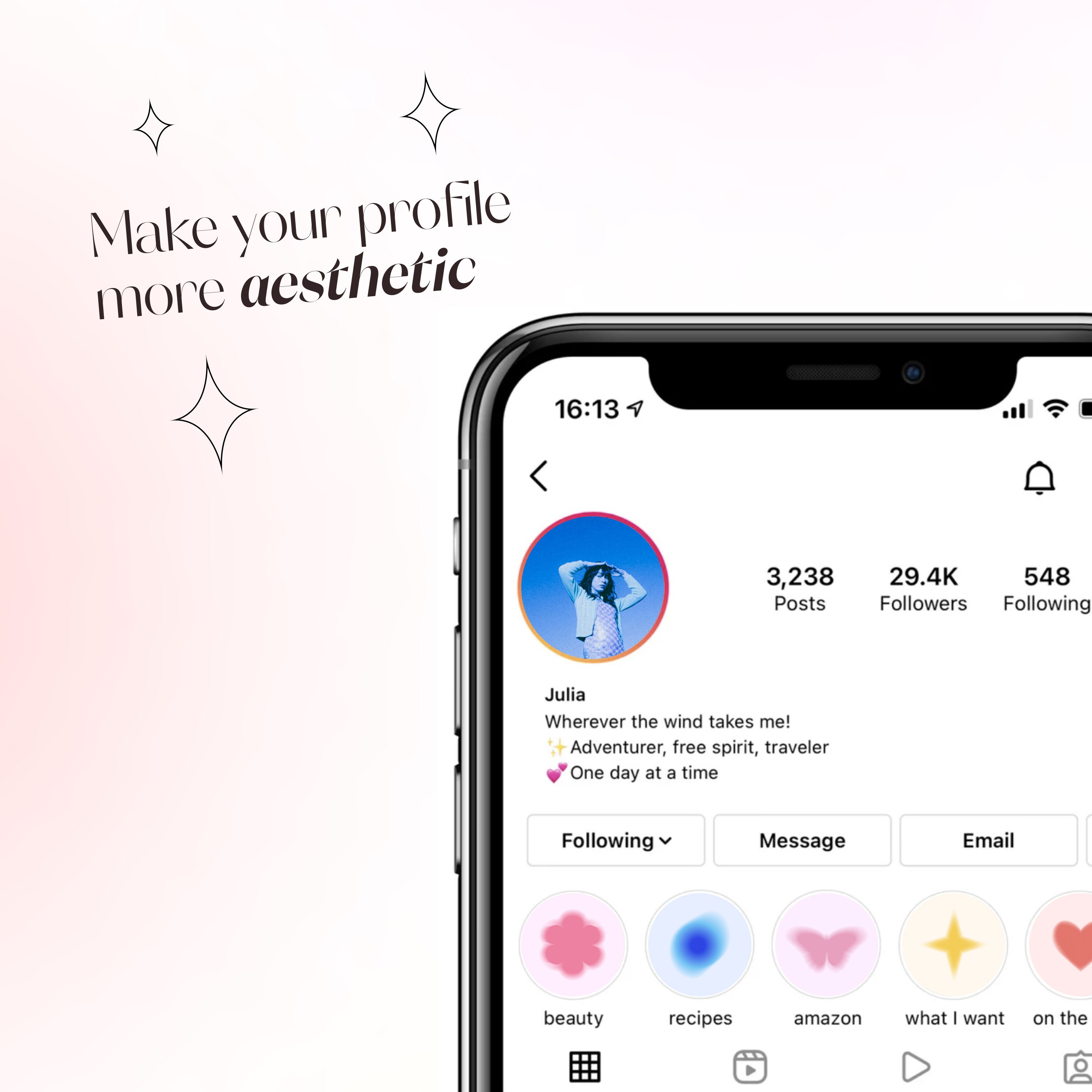 Y2K Blurry Instagram Highlight Covers, Funky Aesthetic Instagram Covers ...