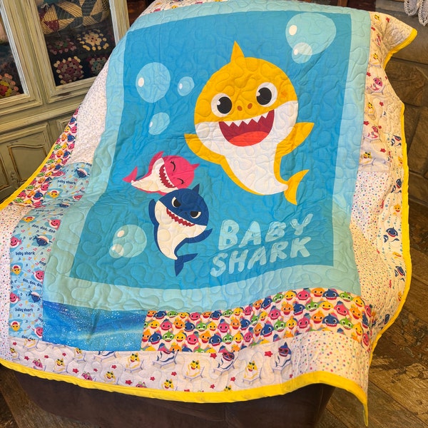 Shark Quilt - Etsy