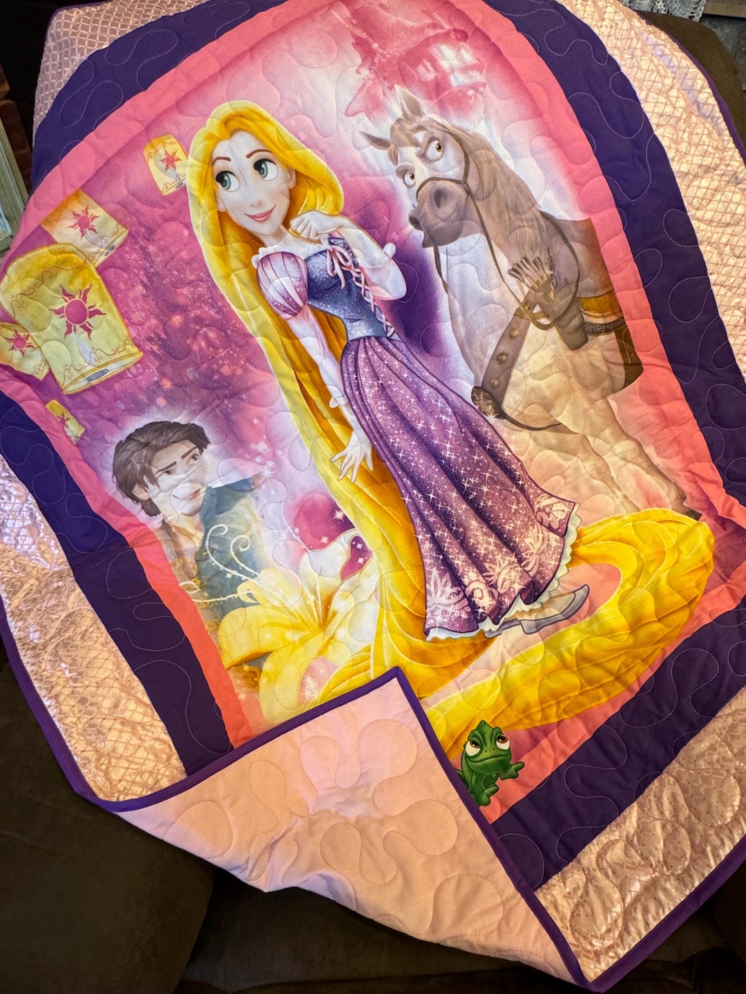Rapunzel Quilt/throw - Etsy