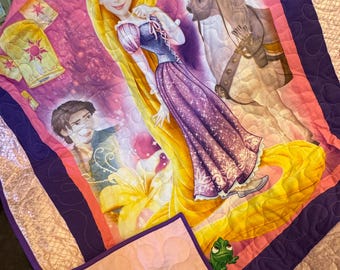 Tangled / Rapunzel Quilt - Etsy