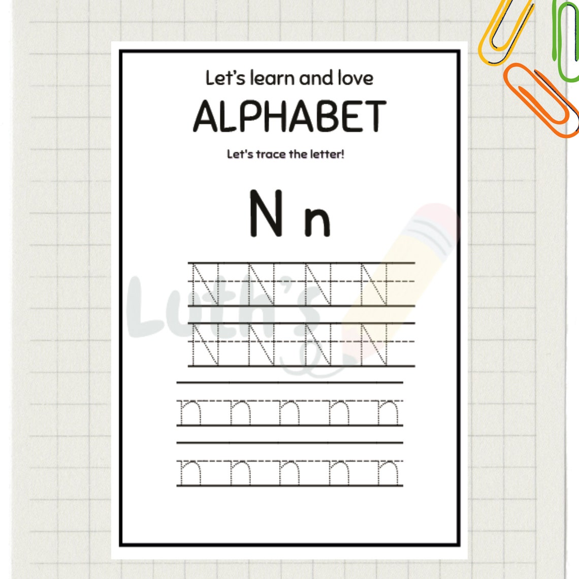 Printable Alphabet Tracing Sheets for Preschool Kindergarten Homeschool ...