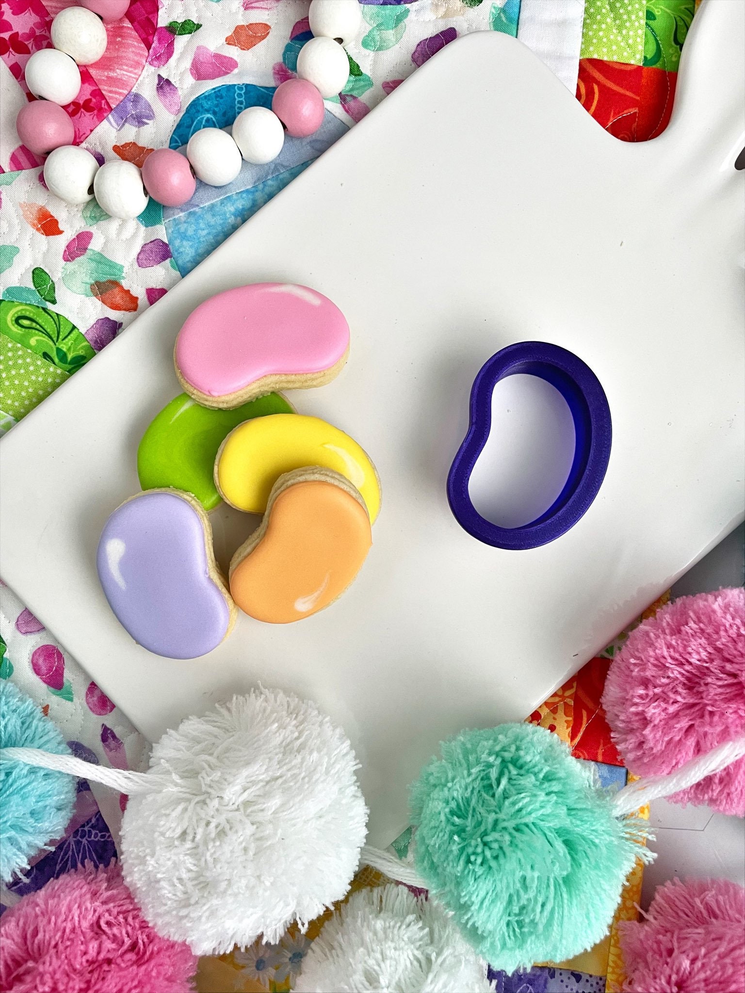 Jelly Bean Cookie Cutter/ Clay Cutter / Fondant Cutter - Etsy