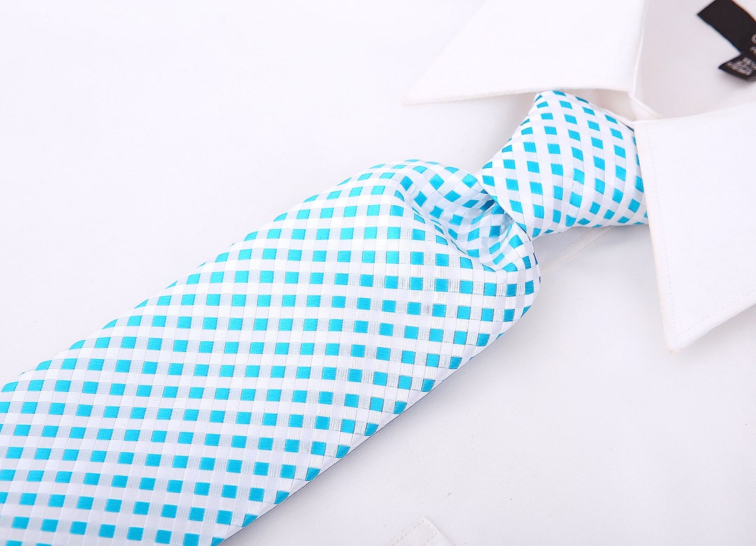 Scott Allan Classic Light Blue Tie Mens Ties | Turquoise Necktie Ties ...