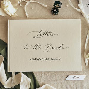 Custom Letters to the Bride Scrapbook, Hen Do Scrapbook, Bridal Shower ...