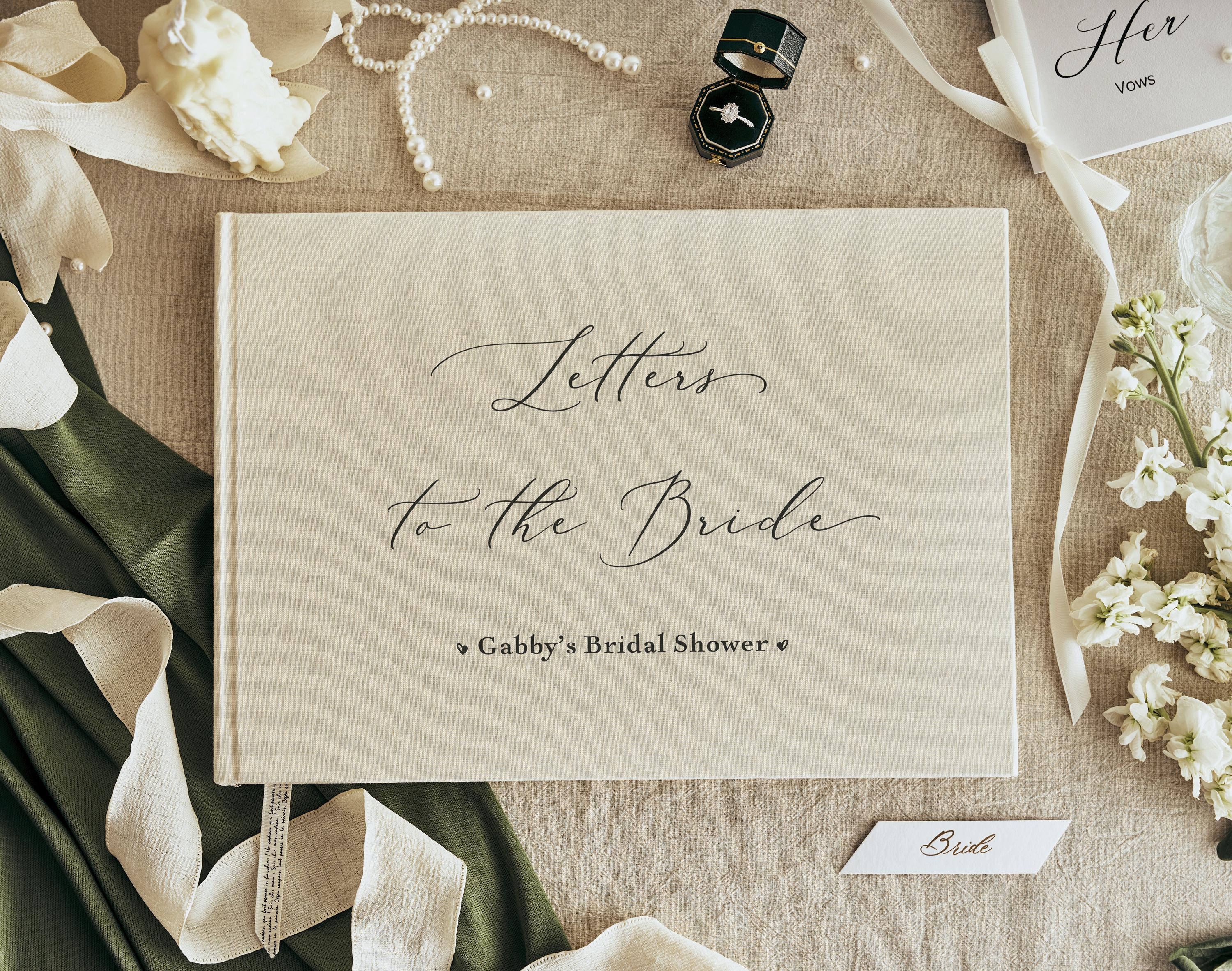 Custom Letters to the Bride Scrapbook, Hen Do Scrapbook, Bridal Shower ...