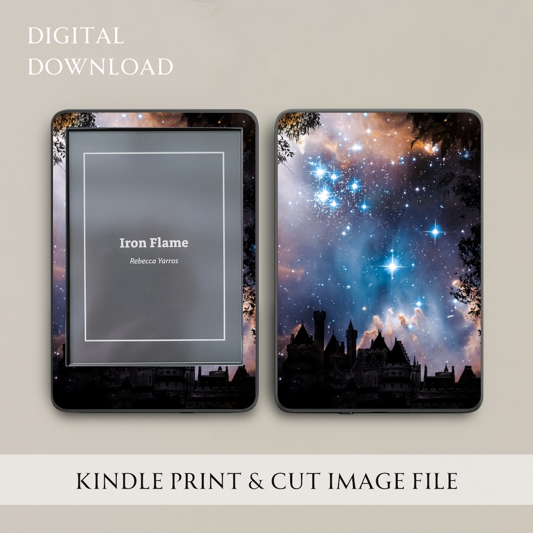 Kindle Skin PNG Print and Cut File 2022 BASIC Kindle 6 Instant Download ...