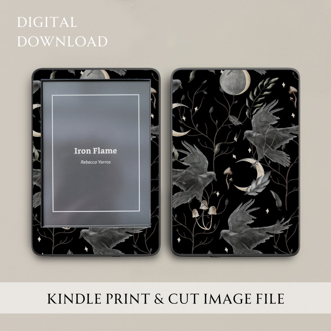 Ravens Kindle Skin PNG Print and Cut File | 2022, 2024 Kindle 6 ...