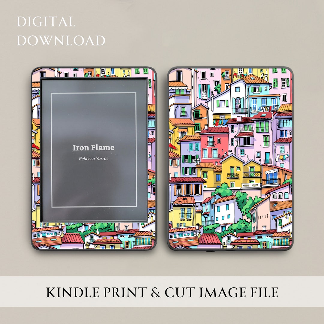 Step City Kindle Skin PNG Print and Cut File | 2022, 2024 Kindle 6 ...