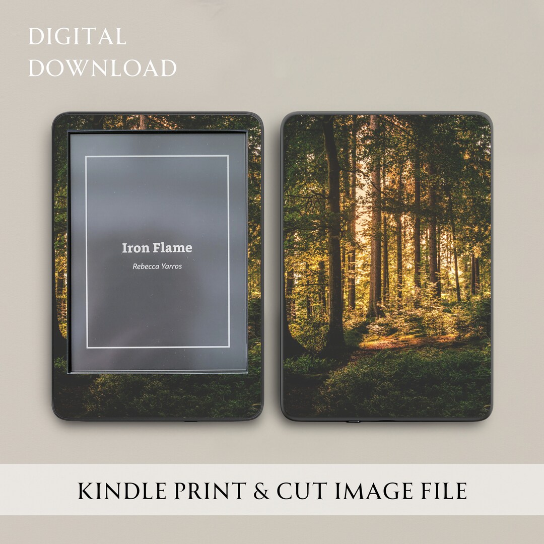 Sun Dappled Forest Kindle Skin PNG Print and Cut File | 2022 BASIC ...