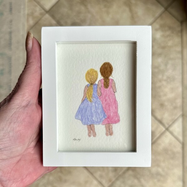 Sisters Painting - Etsy