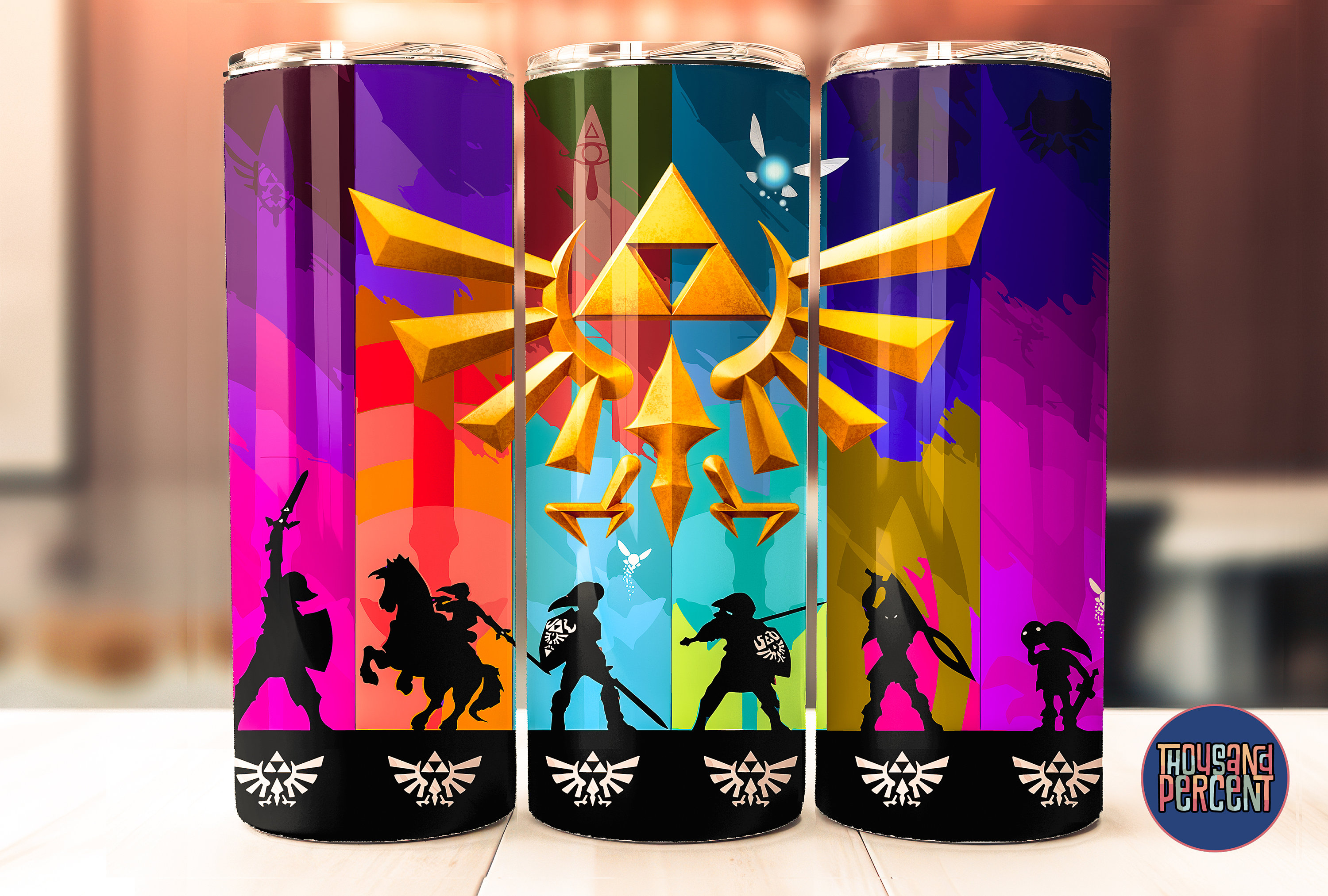 Legend of Zelda Tumbler Wrap for 20oz Tumblers, Zelda Game Tumbler Wrap ...