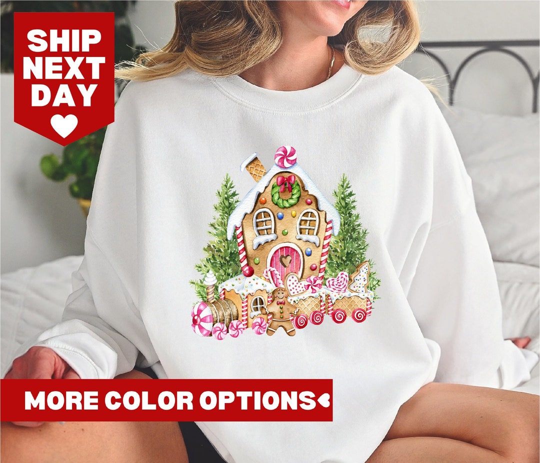 Gingerbread House Shirt, Gingerbread Christmas Shirt, Christmas Shirt ...