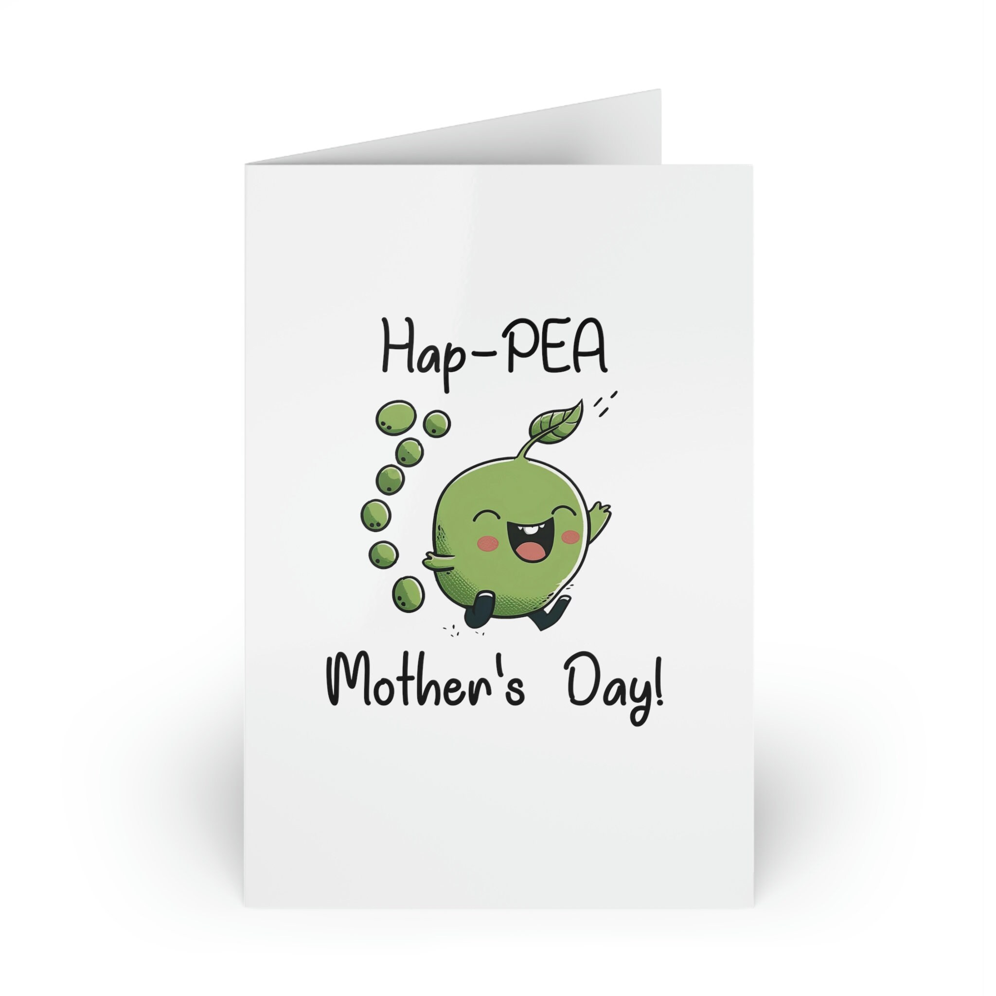 Punny Mother's Day Card, Funny Mother's Day Card Hap-pea Mother's Day ...