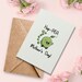 Punny Mother's Day Card, Funny Mother's Day Card Hap-pea Mother's Day ...