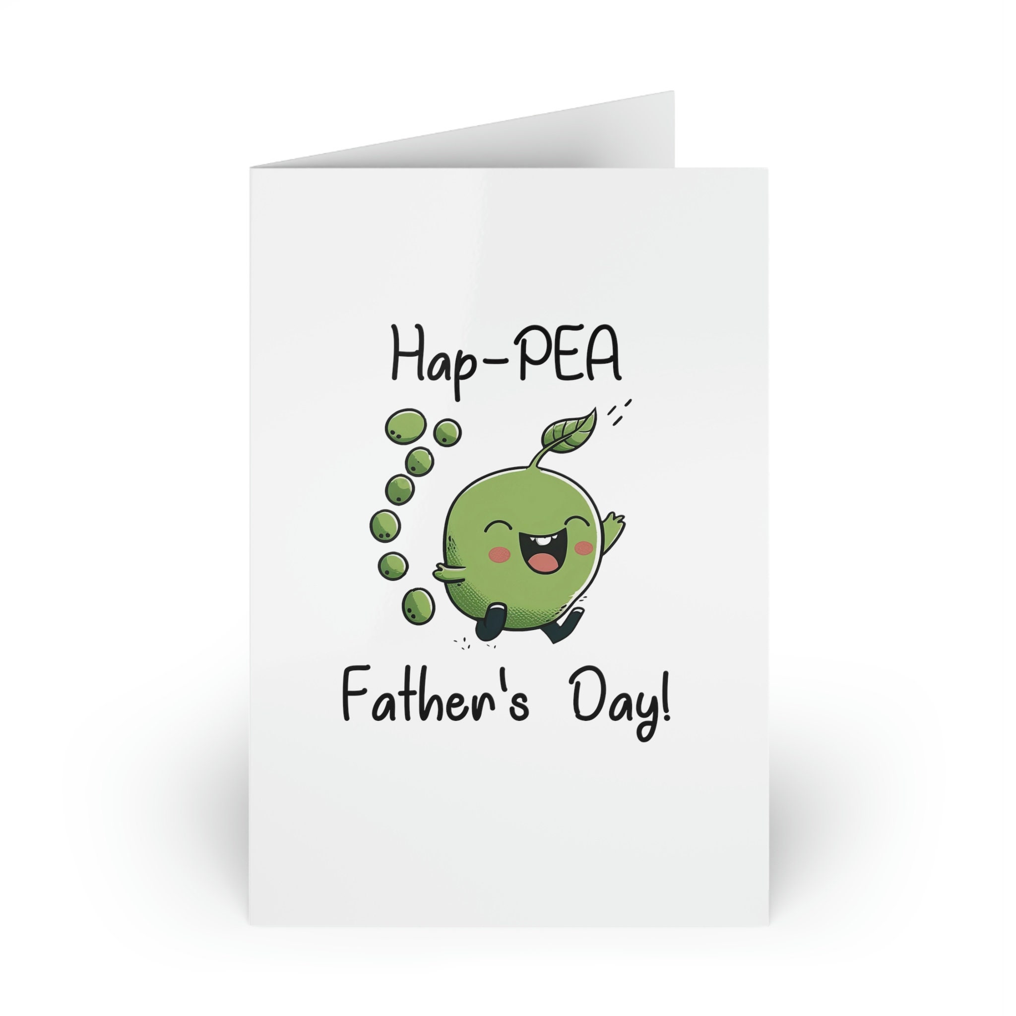 Fathers Day Card, Funny Father's Day Card, Hap-pea Fathers Day ...