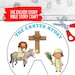 The Easter Story Wheel, Holy Week Printable Childrens Bible Activities ...