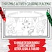 Christmas Coloring Printable Placemats, Jesus Christmas, Christian ...