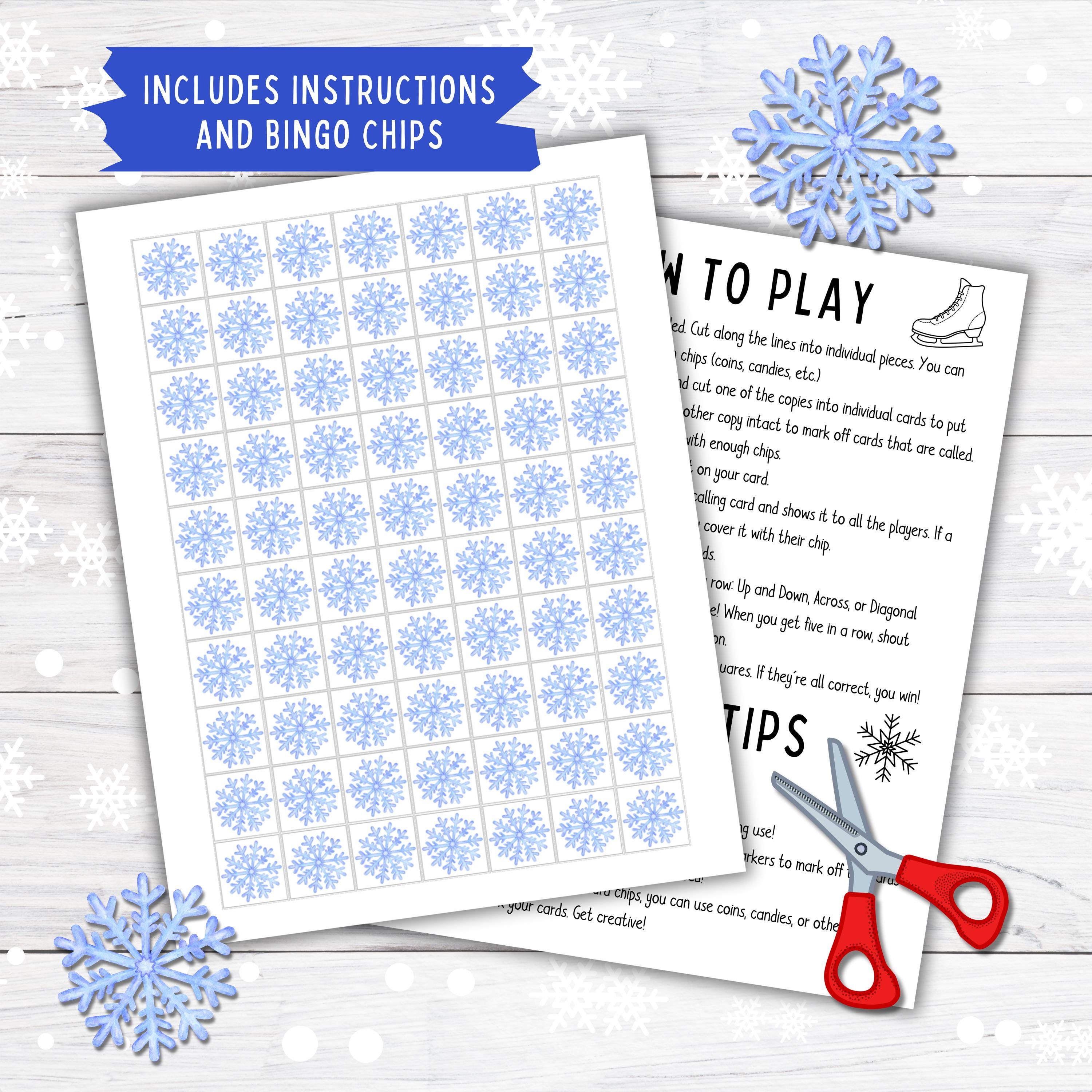 2026 Winter Games Bingo, Printable Winter Sports 2026 Bingo, Winter ...
