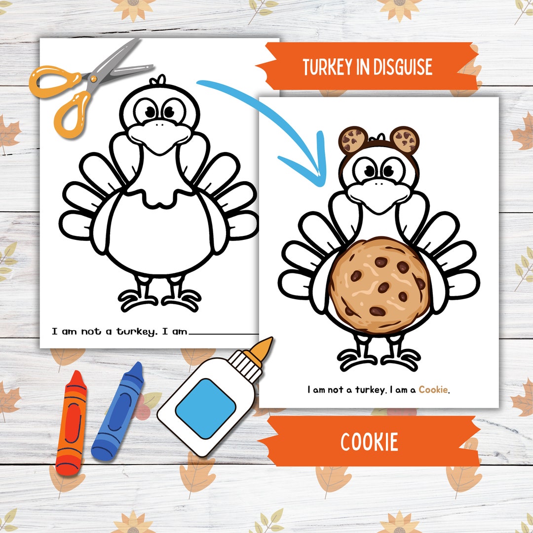 Disguise a Turkey Thanksgiving Printable Craft for Kids and Toddlers ...